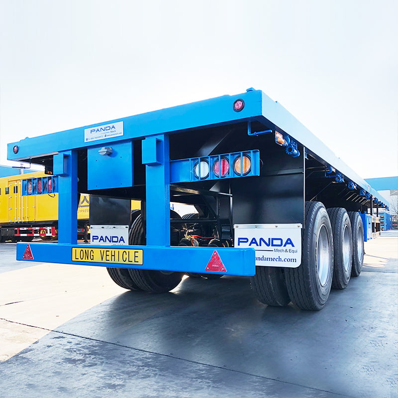 18 Wheeler Flatbed Truck Trailers For Sale Dimensions - Panda Mech