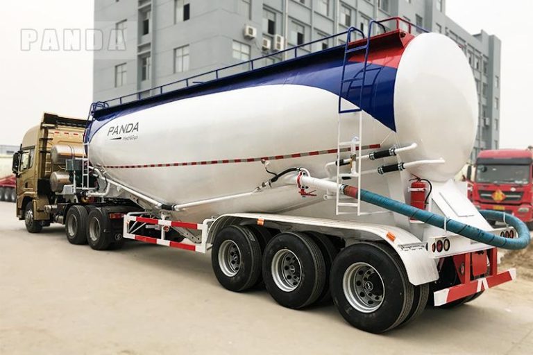 3 Axle 50 Ton Bulk Cement Tanker Trailer - Panda Mech