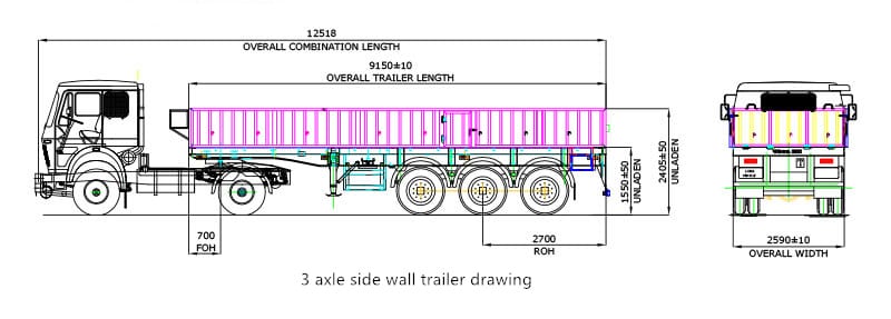 SideWall Trailer Manufacturer - Panda Mech