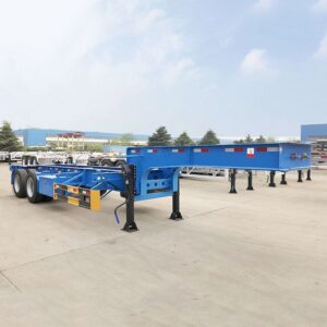 2 Axle Gooseneck Container Chassis Trailers For Sale - Panda Mech