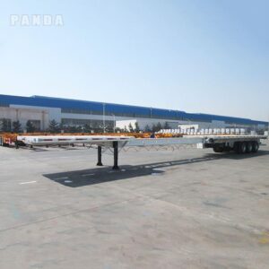 24/25M Extendable Flat Bed Deck Tractor Semi Truck Trailer - Panda Mech