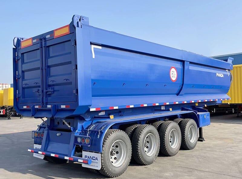 Part of Semi Tipper Trailer & Dump Semi Trailer - Panda Mech