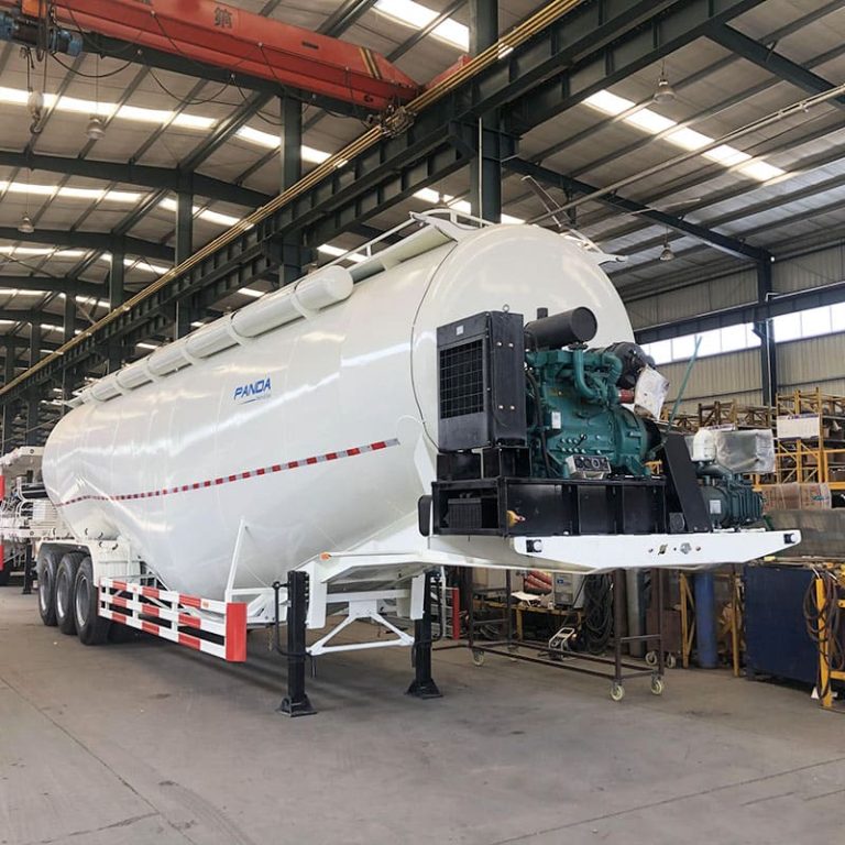 45M3/CBM Cement Bulker Tanker Trailer For Sale - PANDA MECH